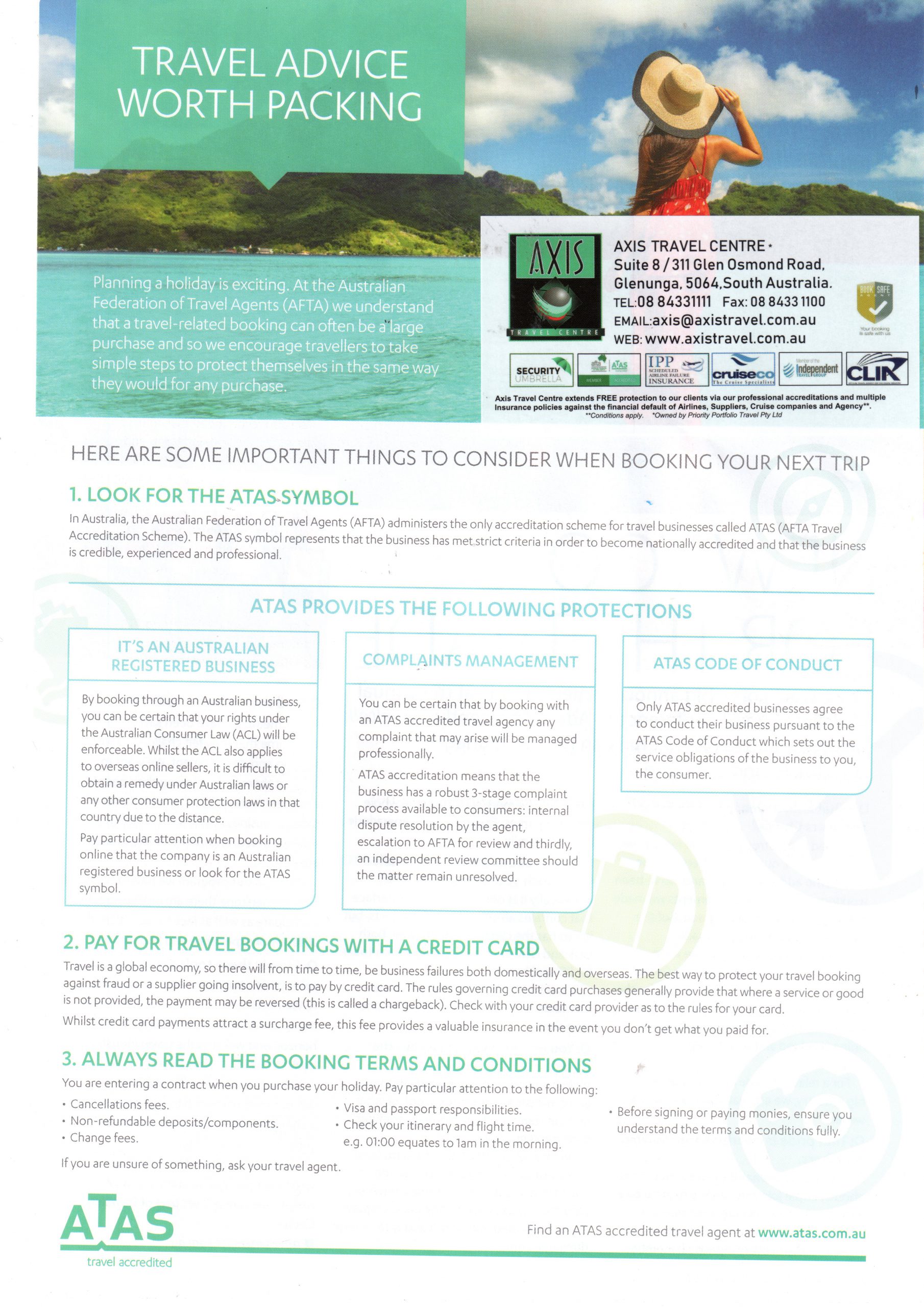 Package Specials - Axis Travel Centre